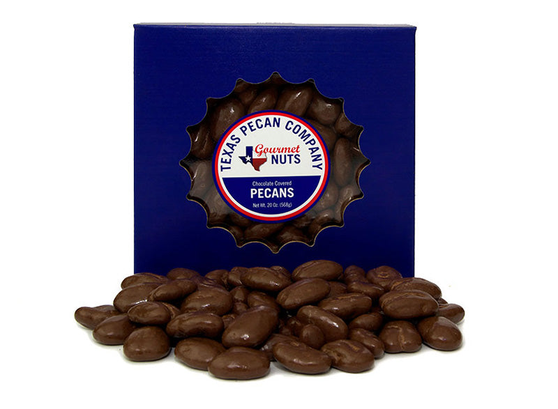 Chocolate Pecans-1 lbs. 4 ozs. – Texas Pecan Company