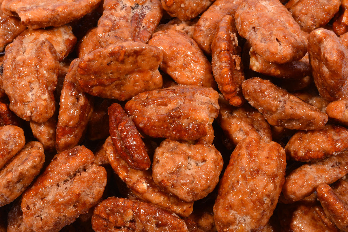 Pecan Halves Honey Toasted-Half Pound – Texas Pecan Company